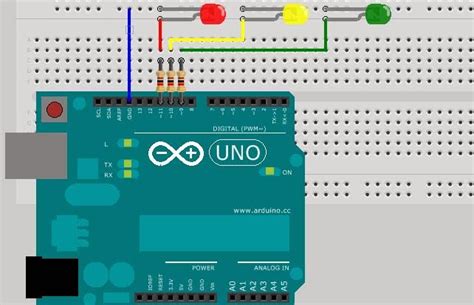 Afadas Hobby Prototype Lampu Merah Menggunakan Arduino Uno