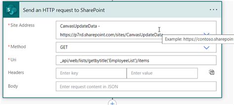 Send Request To Sharepoint And Get Response Using Power Automate