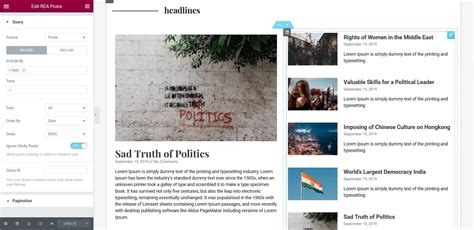 Post Widget Responsive Addons For Elementor