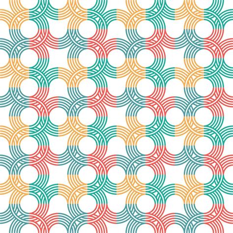 Vector Seamless Geometric Circle Background 27009381 Vector Art At Vecteezy