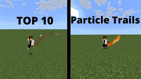 Top 10 Particle Trails In Minecraft Bedrock Youtube