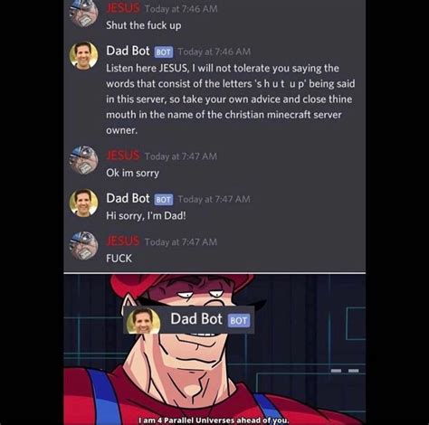 Dad Bot Always Prevails R Holup