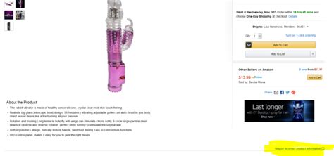 The Amazon Sex Toy Cleanup Project Dangerous Lilly