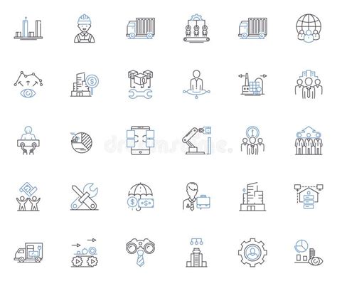 Design Approach Line Icons Collection Innovation Creativity Simplicity User Focused