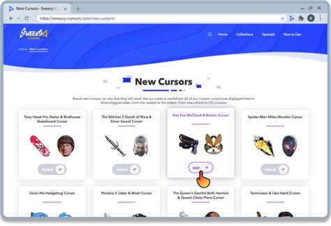 How To Use Custom Cursor For Chrome Sweezy Custom Cursors