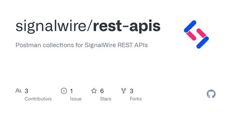 Rest Apis REST APIs Postman Collection Json At Main Signalwire Rest
