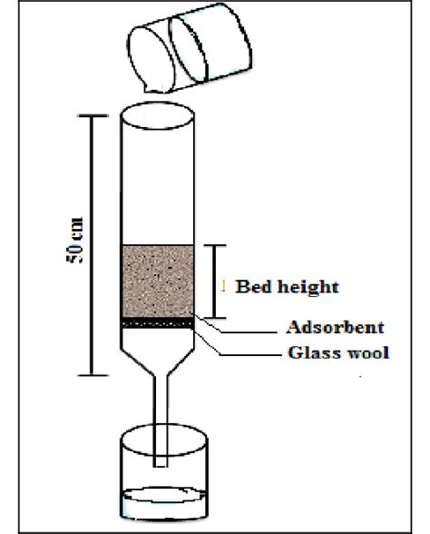 Graphical Exhibit Of The Fixed Bed Column Setup Download Scientific