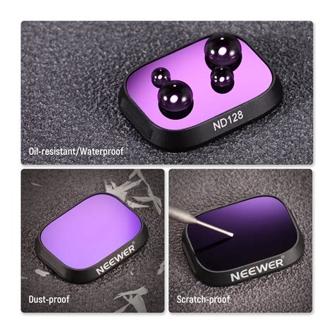 Neewer Aluminum Nd Filter Set For Dji Mini 3 Mini 3 Pro