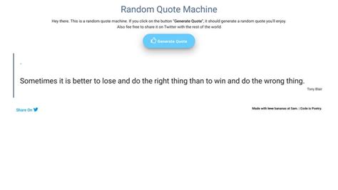 Random Quote Machine