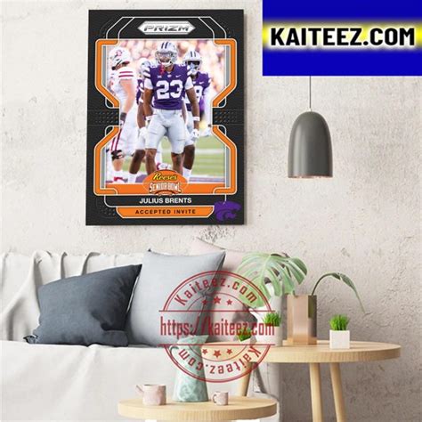 Reeses Senior Bowl Db Julius Brents Accepted Invite Art Decor Poster
