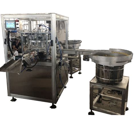 Plastic Drinking Water Bottle Cap Washer Pad Gasket Inserting Machine Assembly Machine Cap