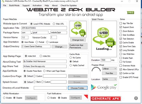 Website2apk Builder Membuat Html5 Menjadi Apk Dengan Mudah