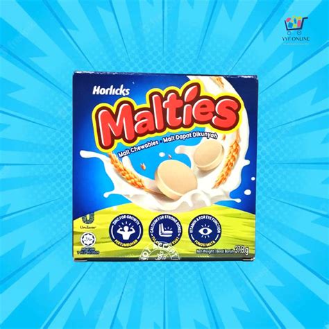 Horlicks Malties Malt Chewables Candy 37 8g Shopee Singapore