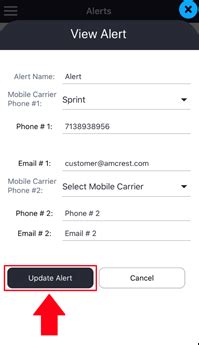 How To Create Modify Alerts Amcrest