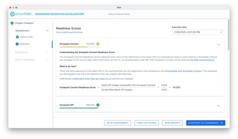 Assessment Output In Application Snowpark Migration Accelerator