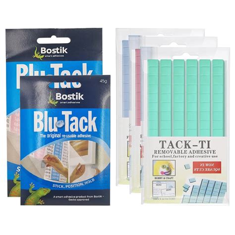 🇸🇬🚚 Blu Tack Removable Adhesive Bostik Tack Ti 45g 50g 75g