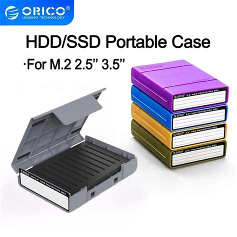 Orico 2 5 3 5 Portable Hard Disk Protection Case M 2 Ssd Hard Drive