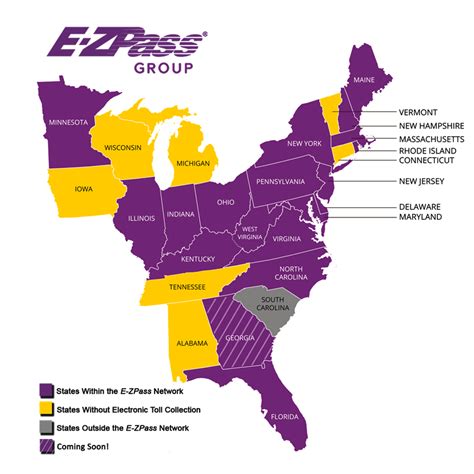 E Zpass Map