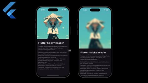 Flutter Sticky Header Youtube