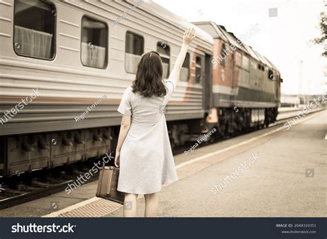 Waving Bye From A Train