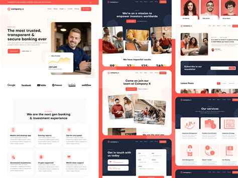 Company X Startup HTML Responsive Website Template