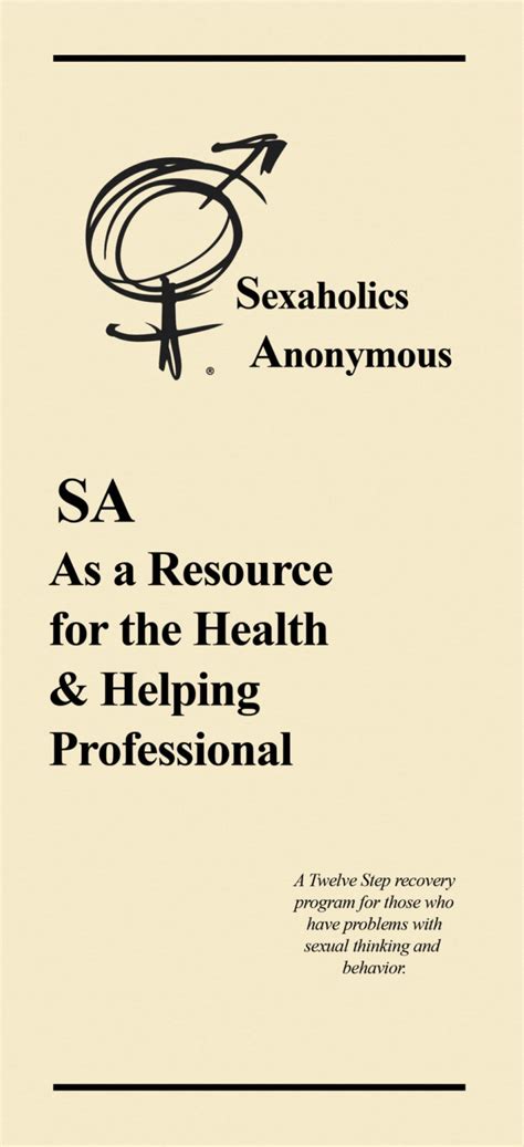 Sexaholics Anonymous White Book Saico Store
