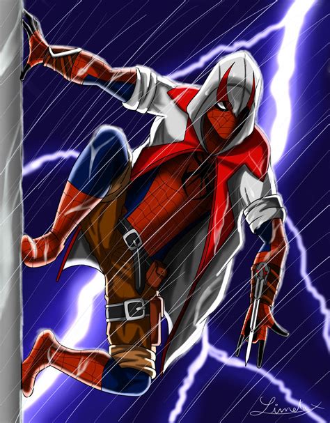 Spider Man X Assassins Creed By Limetax On Deviantart