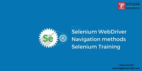 Selenium Webdriver Navigation Methods