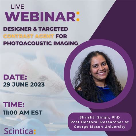 Shrishti Singh Phd On Linkedin Webinar Preclinical Biomedical