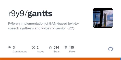 Github R9y9gantts Pytorch Implementation Of Gan Based Text To Speech Synthesis And Voice