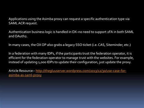 Use Case For Asimba As Saml Proxy Pptx Internet Computing