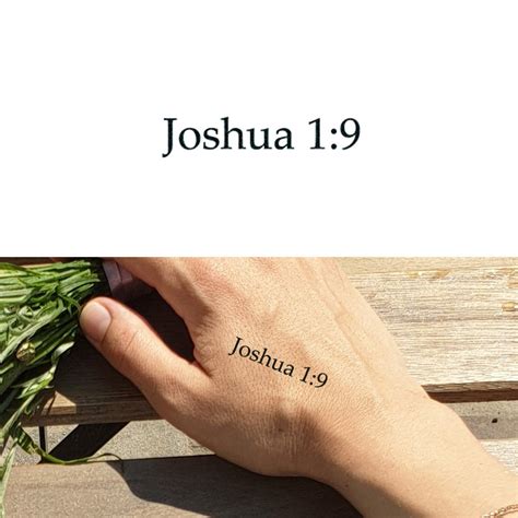 Joshua 1 9 Tattoo
