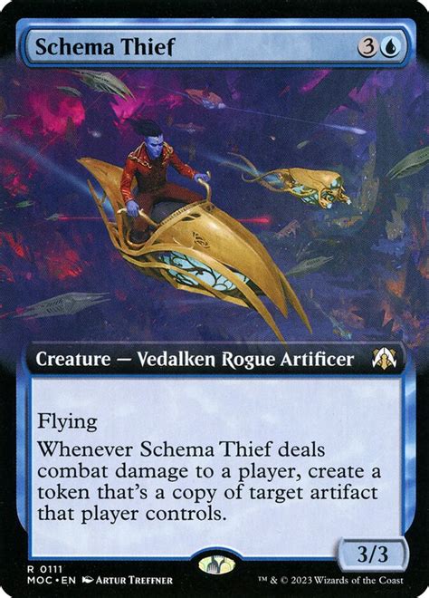 Schema Thief · March Of The Machine Commander Moc 111 · Scryfall Magic The Gathering Search
