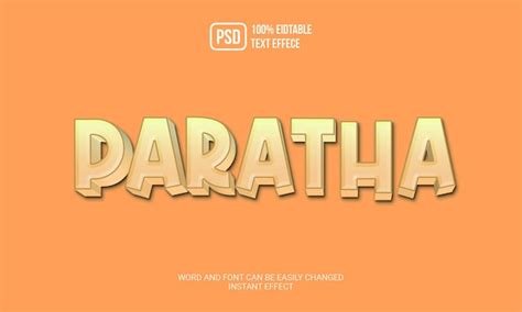 Premium Psd Psd Creative Parata Text Effect