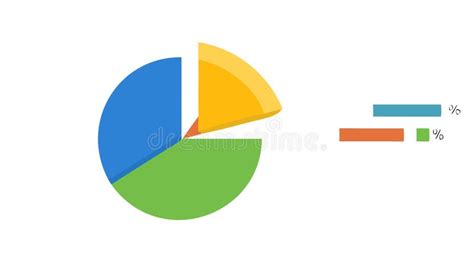 Dynamic Pie Chart And Bar Graph Icon Data Analysis Statistics Vector