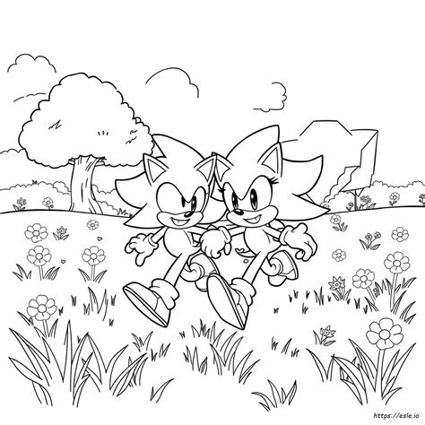 Sonic Vector Värityskuvat