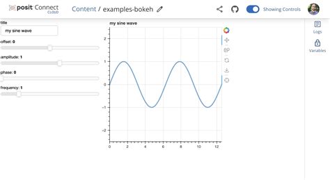 Deploy A Bokeh Application To Connect Cloud Posit Connect Cloud
