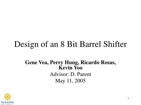 Ppt Design Of An 8 Bit Barrel Shifter Powerpoint Presentation Free