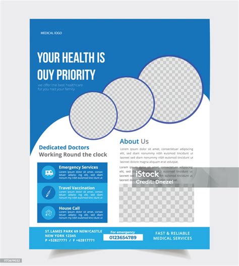 의료 병원 건강 관리 커버 A4 보고서 및 의료 브로셔 디자인에 대 한 템플릿 디자인 전단지 인쇄 및 프레 젠 테이 션 에 대 한 전단지 장식 벡터 그림 간호사에 대한 스톡