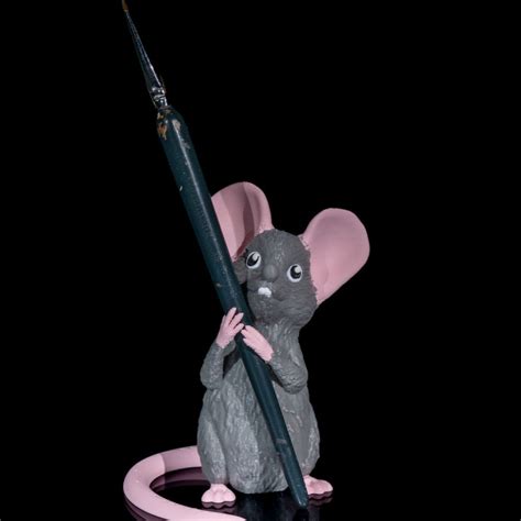 3d Printable Writing Mouse By Stlflix
