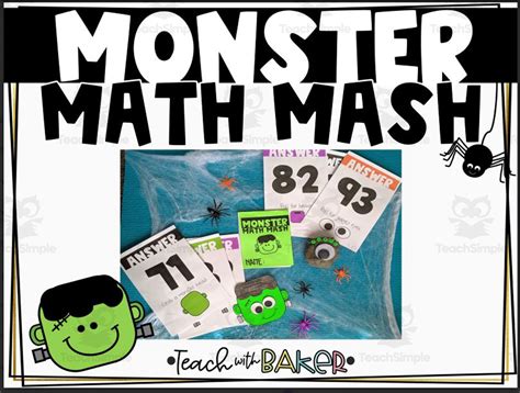 Game Monster Math Mash By Teach Simple