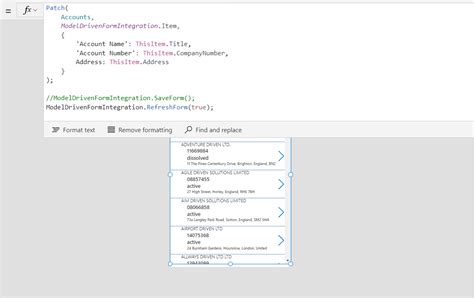 Populate Item Details From Gallery In Canvas App To The Forms In Model