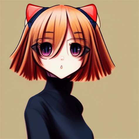 Kawaii Neko Girl Japanese Pop Art Anime Manga Semi Realism · Creative