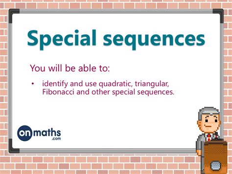 Special Sequences Lesson Powerpoint Gcse Maths Teaching Resources