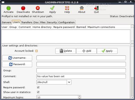 Gadmin Proftpd Download Linux Softpedia