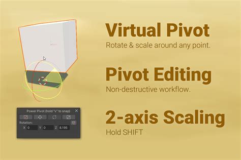 Power Pivot Rotate Scale Snap And Pivot Editor Links Manual Forumthis Has Two Main