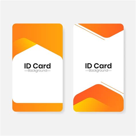 Premium Vector Modern Minimalist Background Template For Id Cards