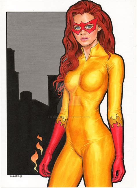Marvel Comics Firestar By Promethean Arts On Deviantart