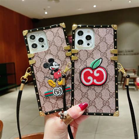 Gucci Embroidery Eye Trunk Case For Samsung Galaxy S24 S23 S22 S21 S20 S10 Ultra Plus Note 10 20
