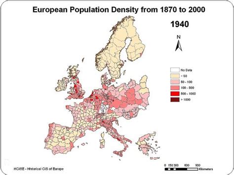 Population Density Map Europe